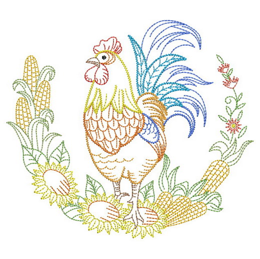 Vintage Chickens 4 | OregonPatchWorks