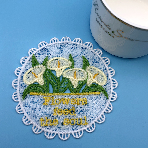 FSL Floral Coaster | OregonPatchWorks