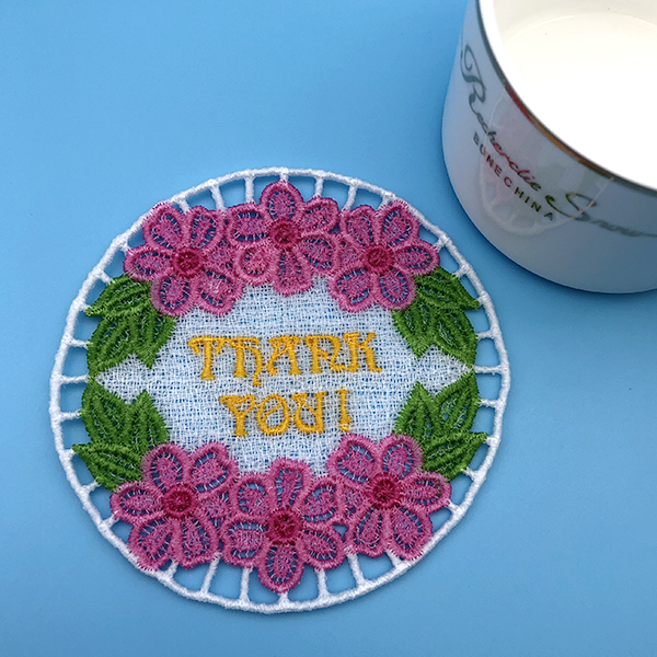 FSL Floral Coaster | OregonPatchWorks