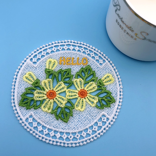 FSL Floral Coaster | OregonPatchWorks