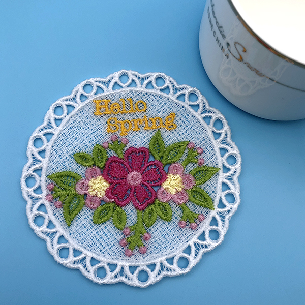 FSL Floral Coaster | OregonPatchWorks