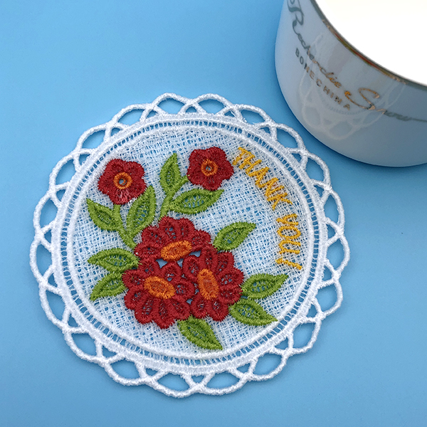 FSL Floral Coaster | OregonPatchWorks