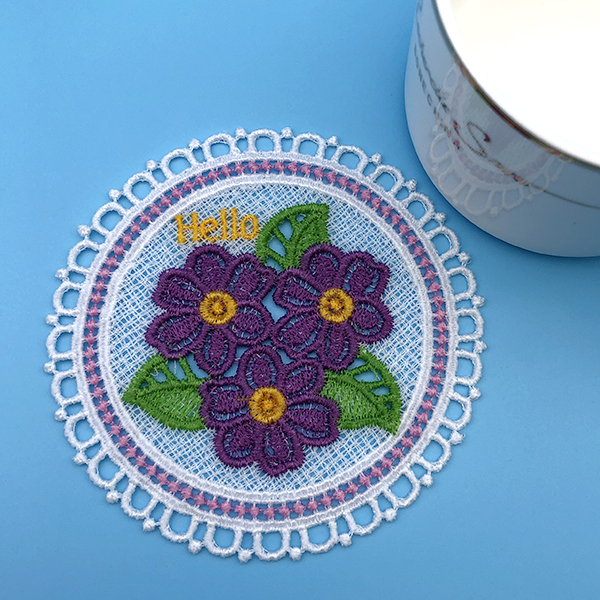 FSL Floral Coaster | OregonPatchWorks