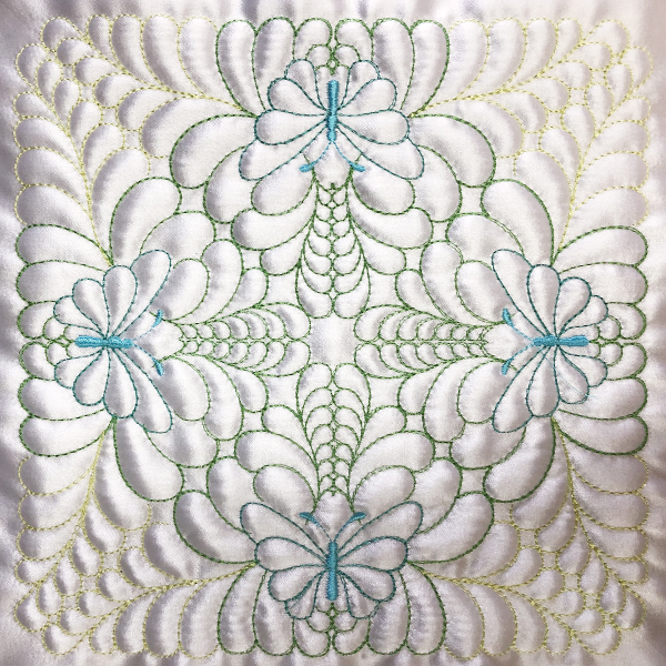 Trapunto Butterfly Quilt Block | OregonPatchWorks