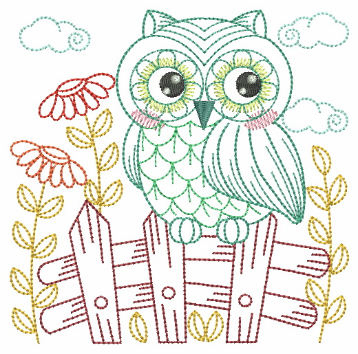 Vintage Owls 2 | OregonPatchWorks