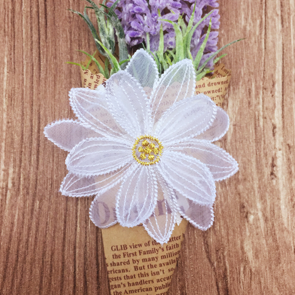 3D Organza Flower 5 | OregonPatchWorks