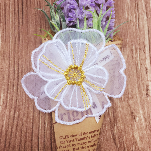 3D Organza Flower 5 | OregonPatchWorks