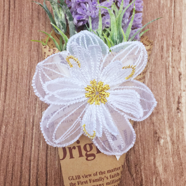 3D Organza Flower 5 | OregonPatchWorks