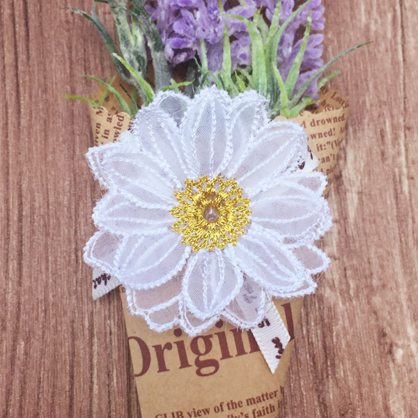 3D Organza Flower 5 | OregonPatchWorks