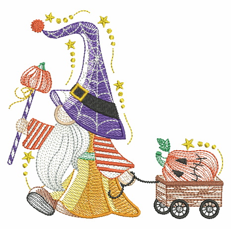 Halloween Gnome | OregonPatchWorks