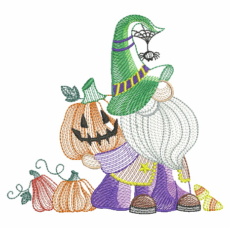 Halloween Gnome | OregonPatchWorks
