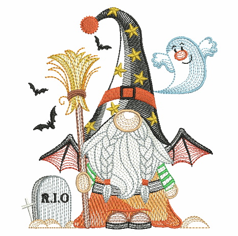 Halloween Gnome | OregonPatchWorks