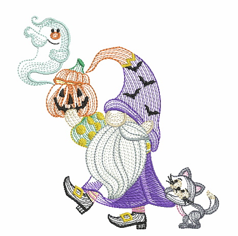 Halloween Gnome | OregonPatchWorks