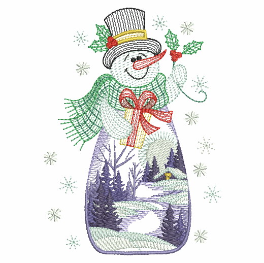 Snowman Scene | OregonPatchWorks