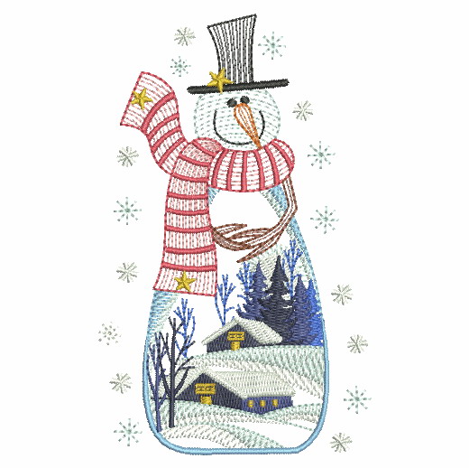 Snowman Scene | OregonPatchWorks