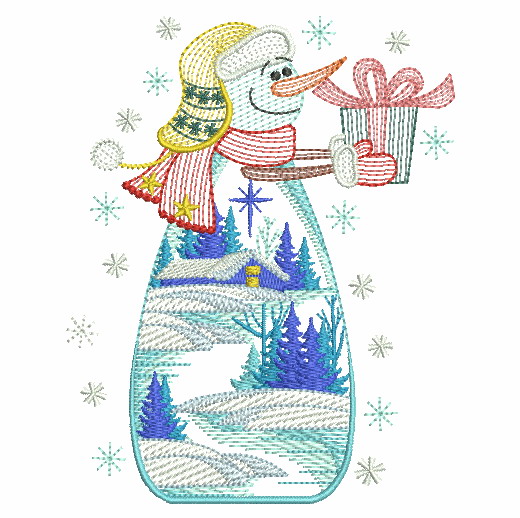 Snowman Scene | OregonPatchWorks