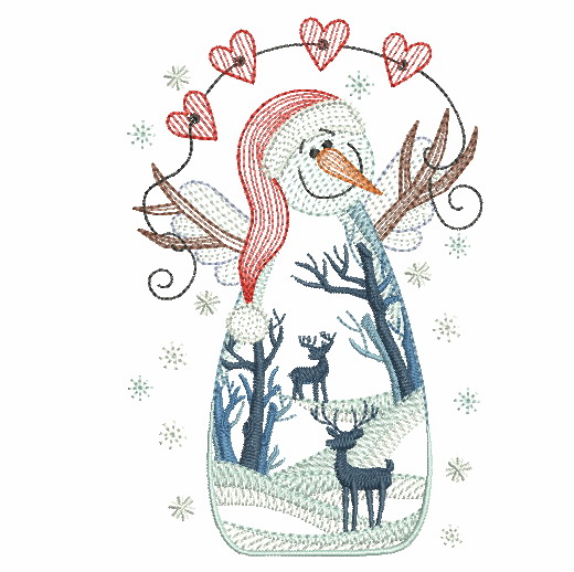 Snowman Scene | OregonPatchWorks