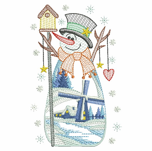 Snowman Scene | OregonPatchWorks