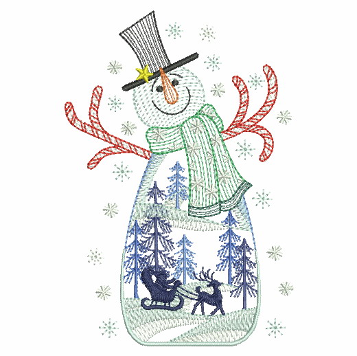 Snowman Scene | OregonPatchWorks