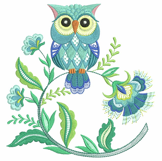 Jacobean Owls 2 | OregonPatchWorks