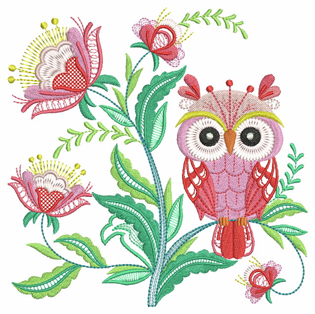 Jacobean Owls 2 | OregonPatchWorks