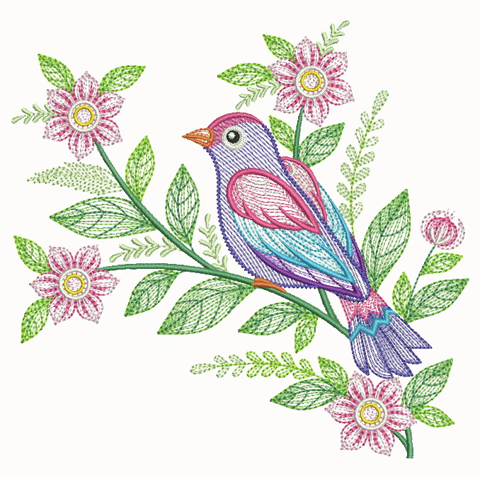 Birds And Blooms 2 | OregonPatchWorks