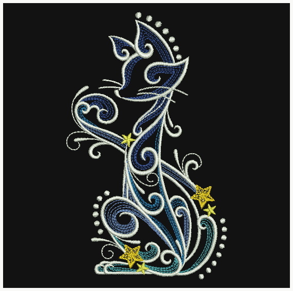 Filigree Cats | OregonPatchWorks