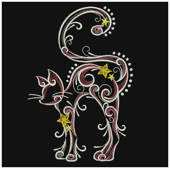 Filigree Cats | OregonPatchWorks