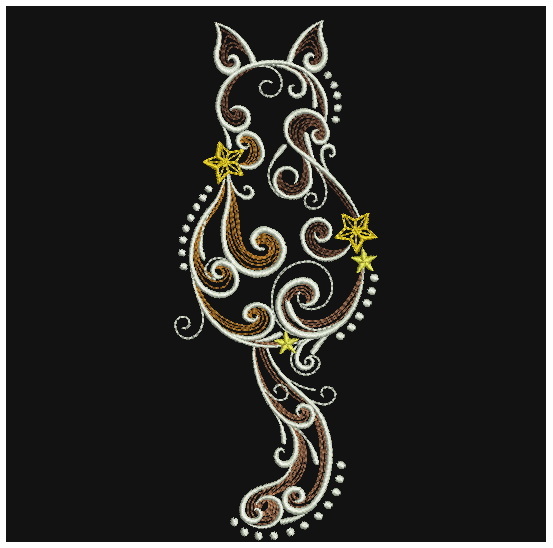 Filigree Cats | OregonPatchWorks