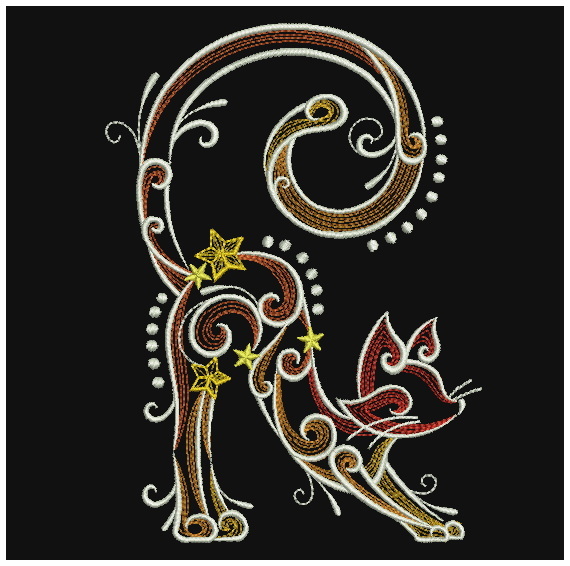 Filigree Cats | OregonPatchWorks