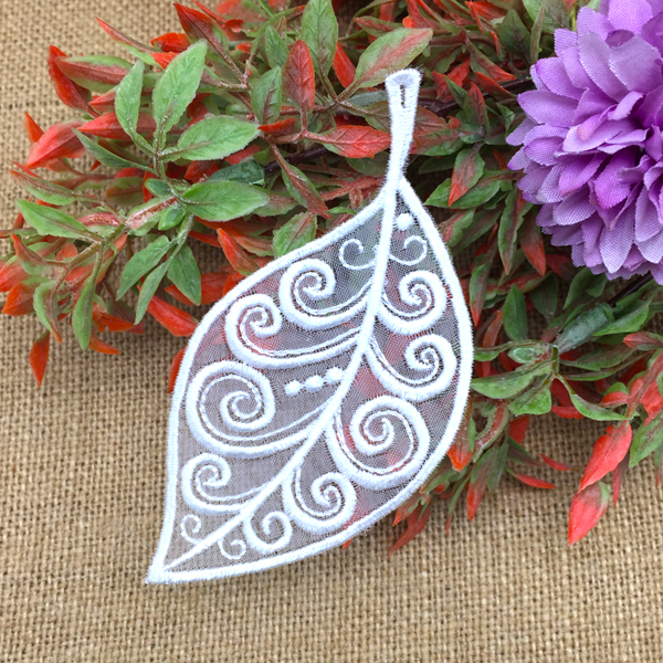 Organza Leaves 2 | OregonPatchWorks