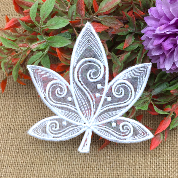 Organza Leaves 2 | OregonPatchWorks