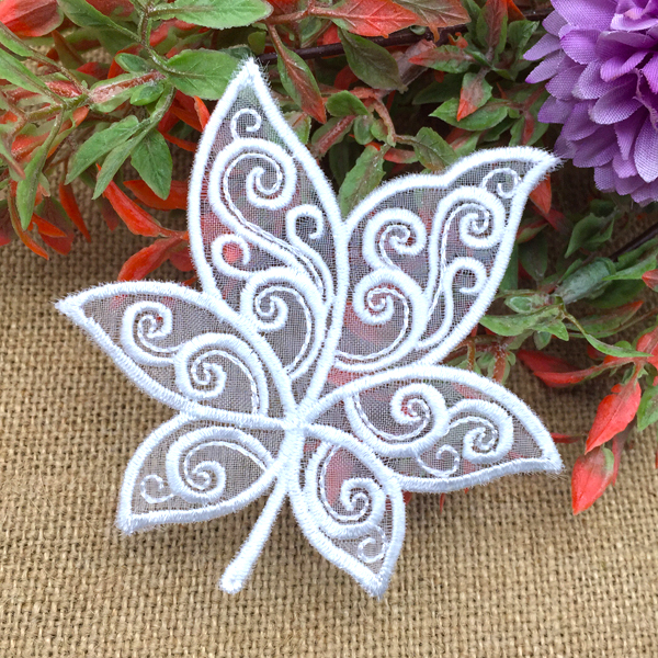 Organza Leaves 2 | OregonPatchWorks