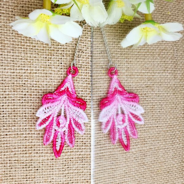 FSL Variegated Feather Earrings | OregonPatchWorks