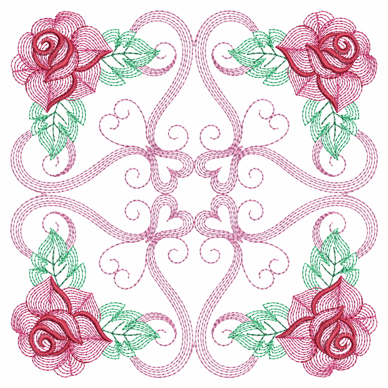 Dainty Roses Quilt | OregonPatchWorks