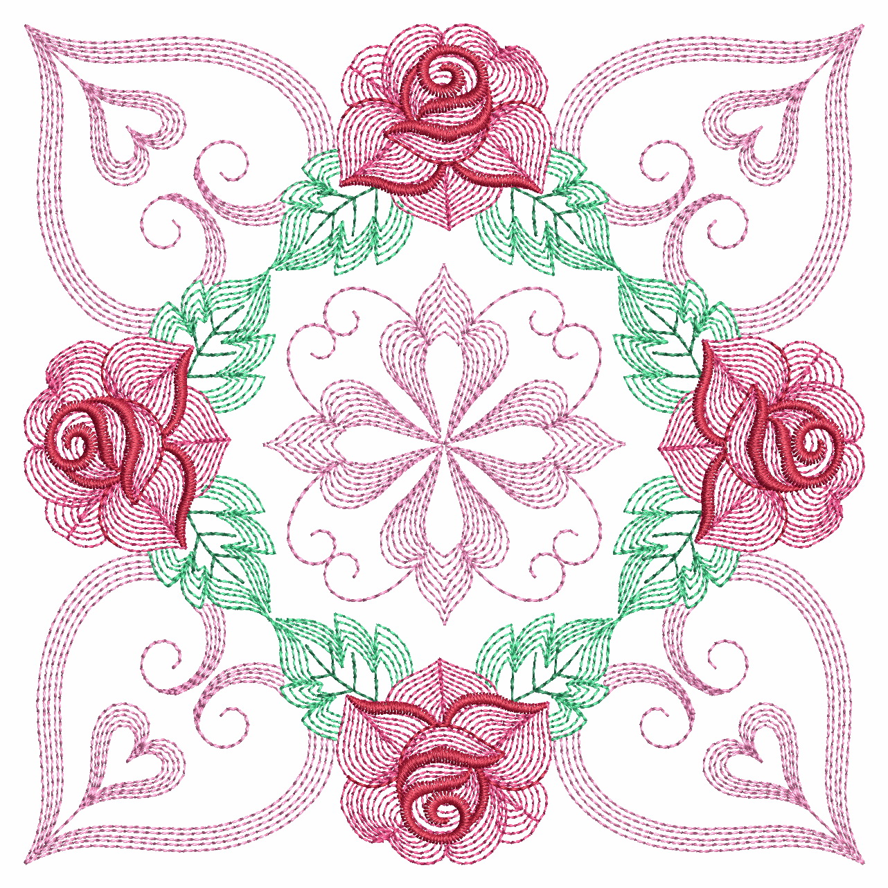 Dainty Roses Quilt | OregonPatchWorks