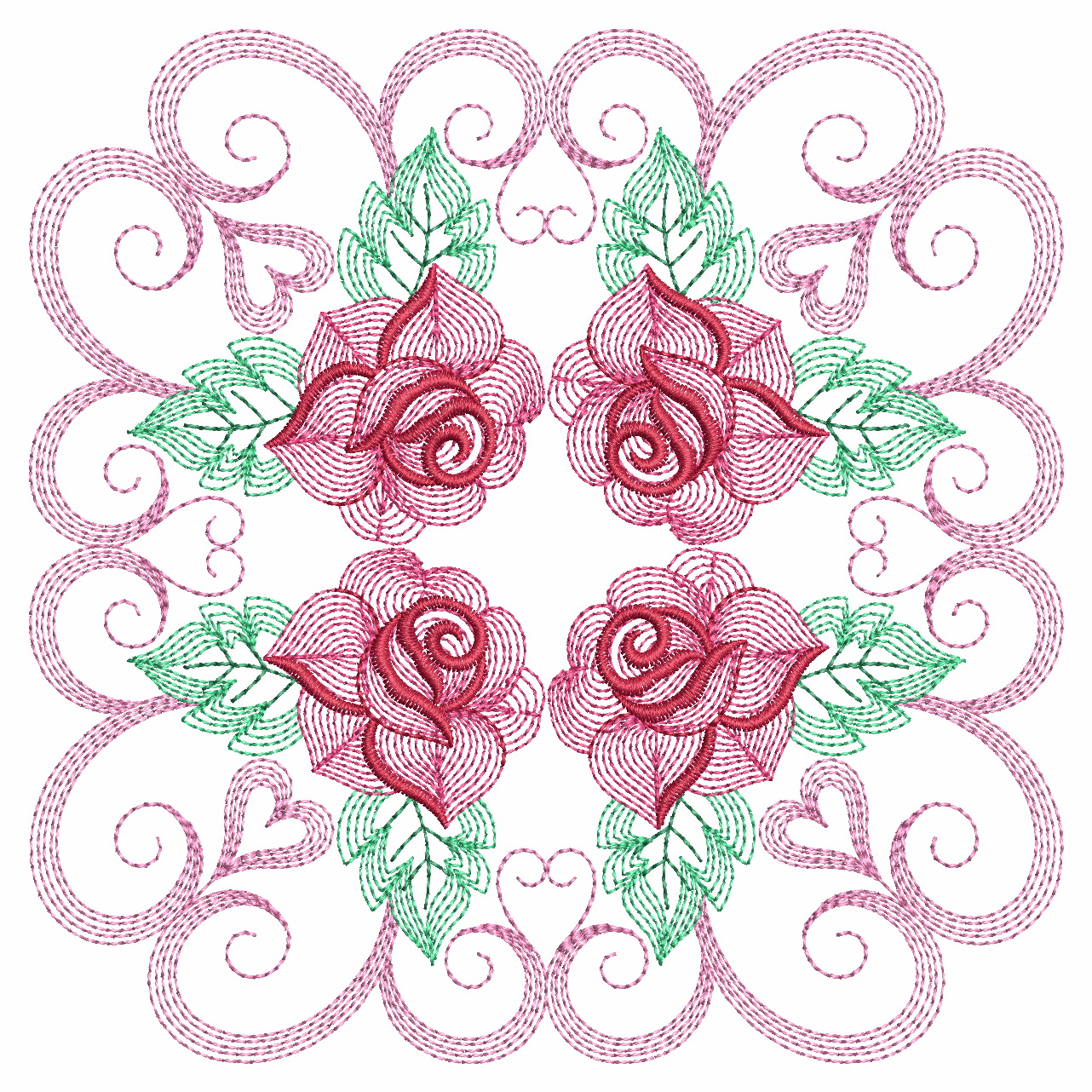 Dainty Roses Quilt | OregonPatchWorks