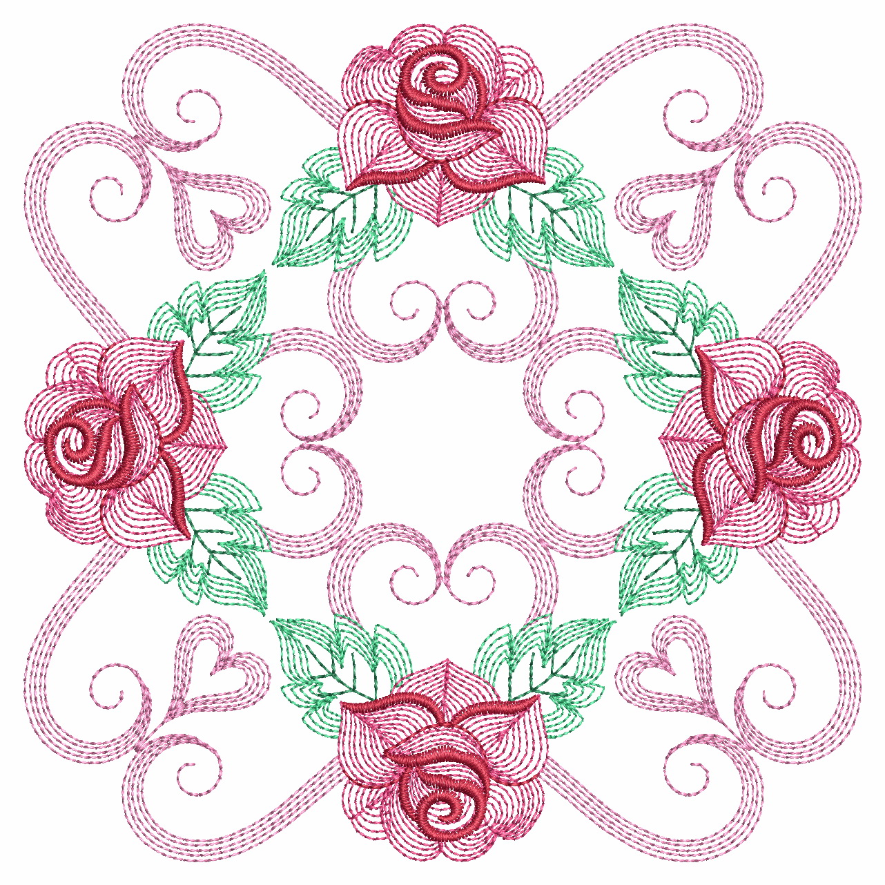 Dainty Roses Quilt | OregonPatchWorks