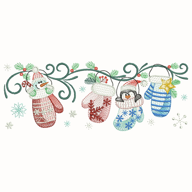 Fligree Christmas Border | OregonPatchWorks