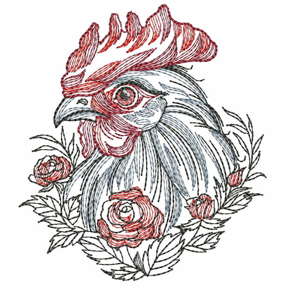 Colorful Rooster | OregonPatchWorks