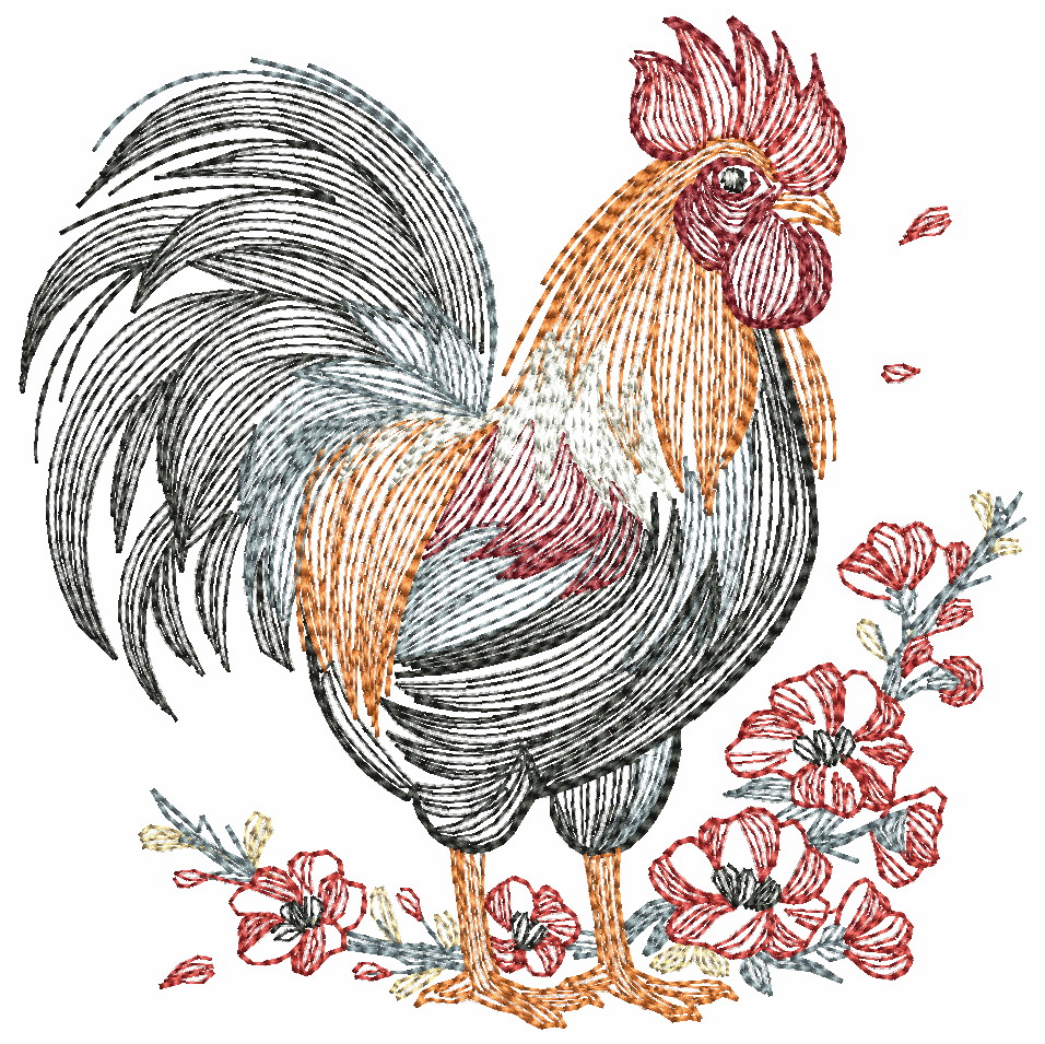 Colorful Rooster | OregonPatchWorks