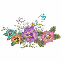 Pansy Delight | OregonPatchWorks