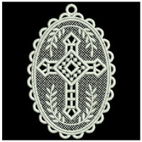 FSL Cross Ornaments 3 | OregonPatchWorks