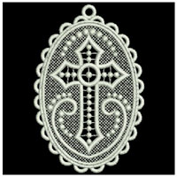 FSL Cross Ornaments 3 | OregonPatchWorks