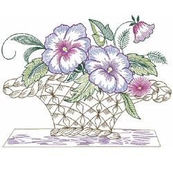 Floral Baskets Singles | OregonPatchWorks