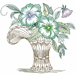 Floral Baskets Singles | OregonPatchWorks