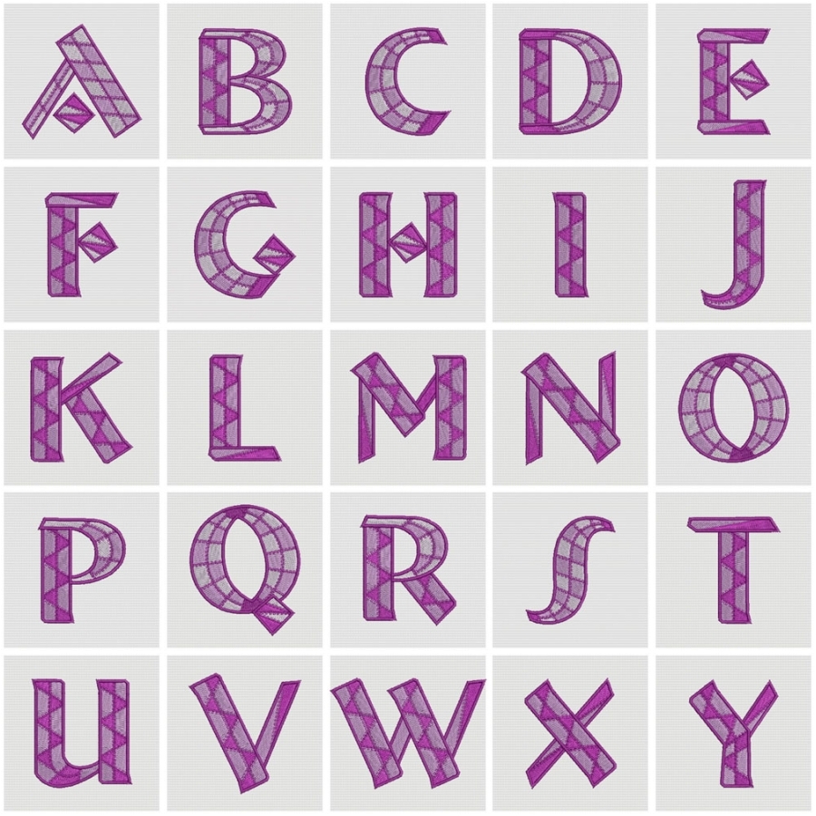 Decorative Alphabets | OregonPatchWorks