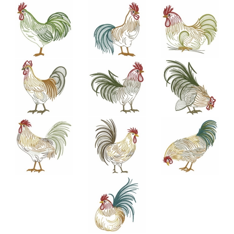 Vintage Rooster | OregonPatchWorks