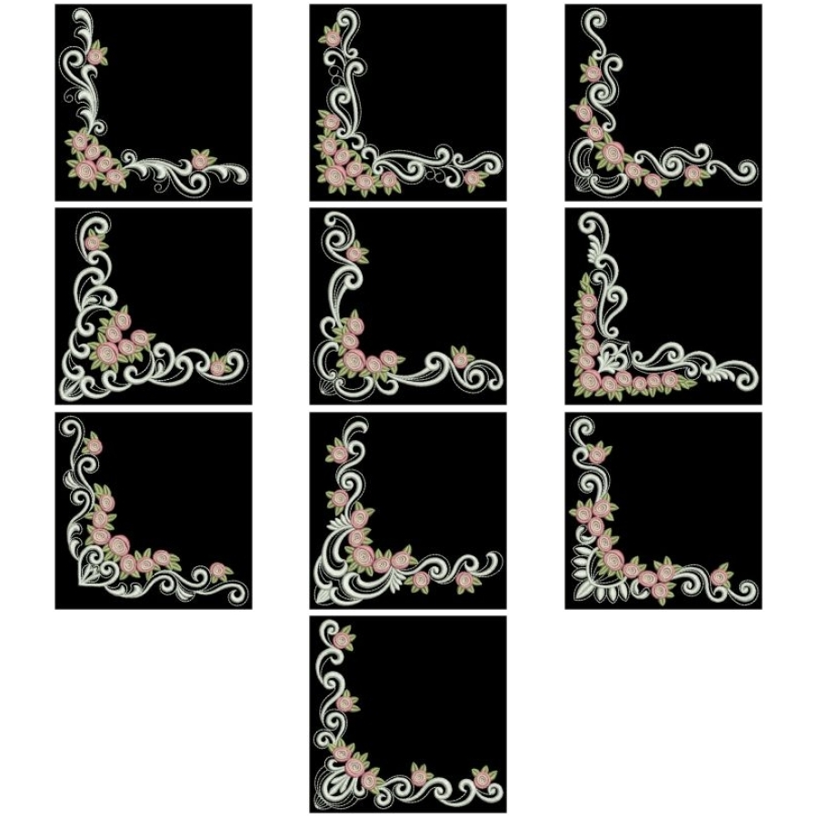 Bullion Rose Corners | OregonPatchWorks