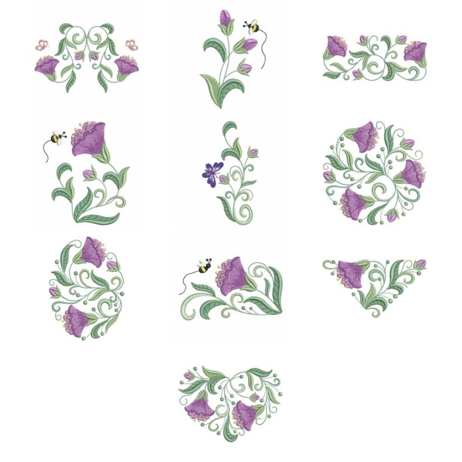 Purple Floral | OregonPatchWorks
